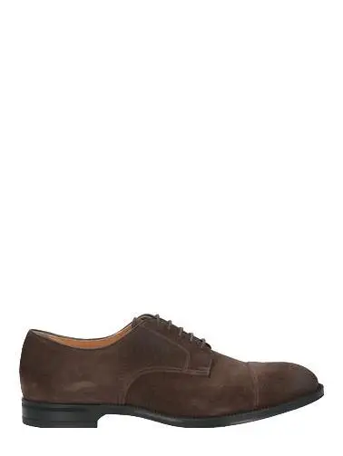 DOUCAL'S Chocolate Suede Derby Shoes - Brown