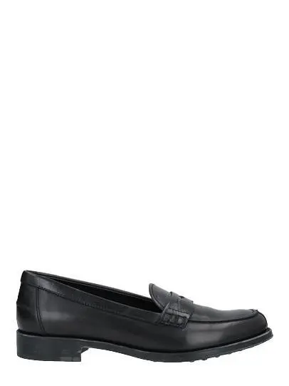 TOD'S Leather Loafers - Black