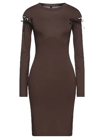 BEN TAVERNITI™ UNRAVEL PROJECT Mini Dress - Brown