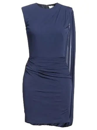 Alexander McQueen Mini Viscose Dress - Navy