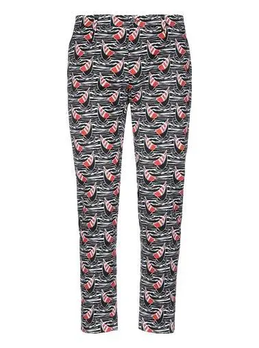 Dolce & Gabbana Printed Cotton-blend Trousers - Black