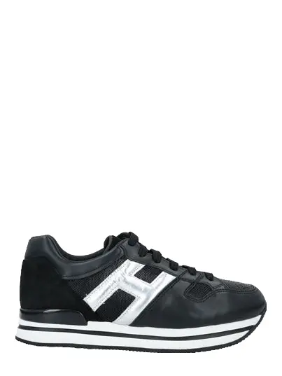 Hogan Leather Sneakers - Black