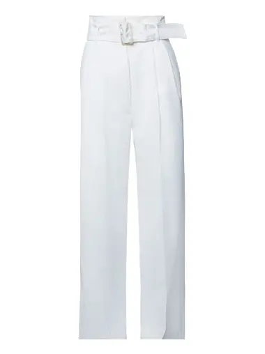 GOLDEN GOOSE Wide-leg Twill Pants - White