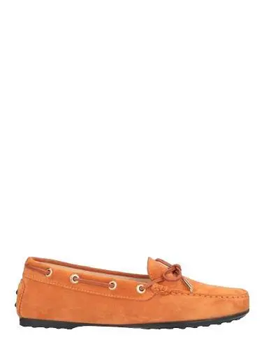 TOD'S Loafers In Leather - Orange