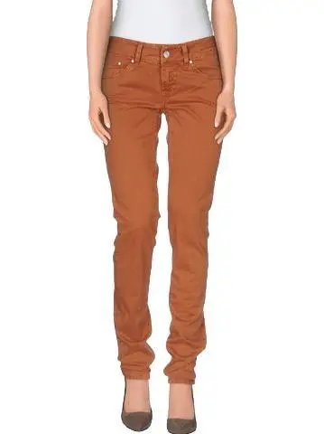 JACOB COHЁN Cotton-elastane Trousers - Brown
