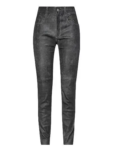 MARANT ETOILE Slim-leg Lambskin Pants - Grey