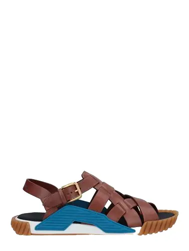 Dolce & Gabbana Calfskin Technical Sandals - Brown
