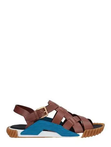 Dolce & Gabbana Calfskin Sandals - Brown