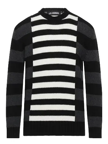 LES HOMMES Wool Blend Sweater - Black