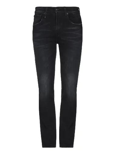 R13 Straight-leg Jeans With Distressed Details - Black