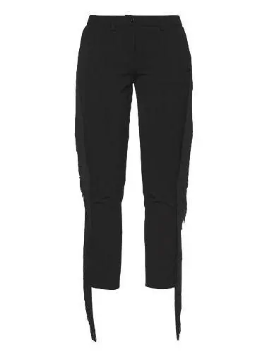 Philipp Plein Tapered Slim-leg Pants With Fringe - Black