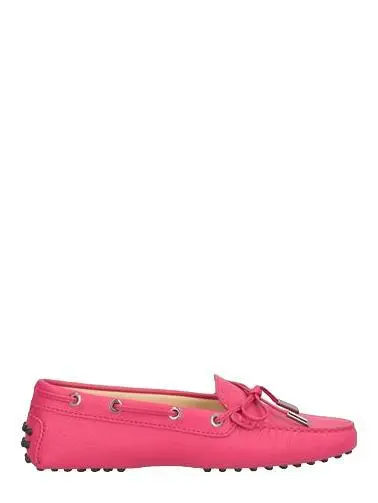TOD'S Leather Loafers - Magenta