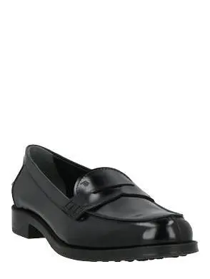TOD'S Loafers In Glossed-leather - Black