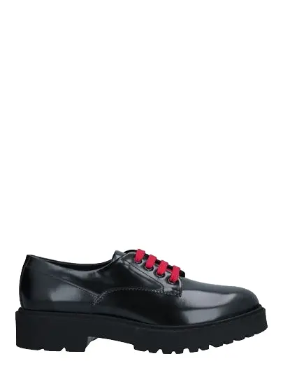 Hogan Leather Lace-up Shoes - Black