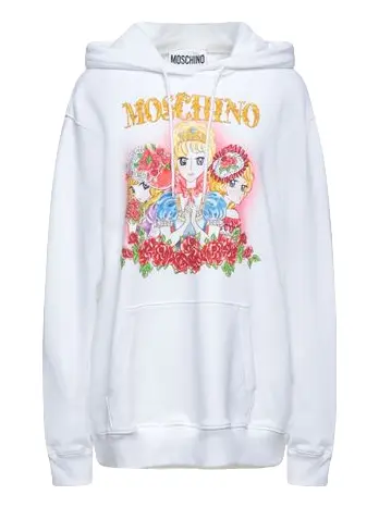 Moschino Cotton French Terry Sweatshirt - White