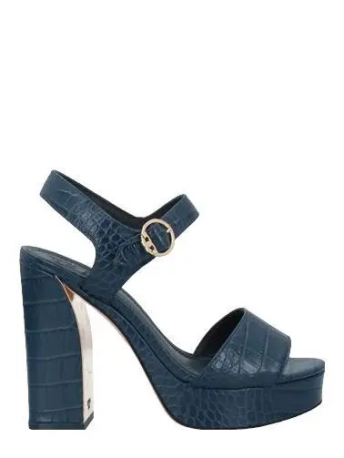 Tory Burch Leather Sandals - Blue