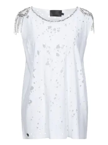 Philipp Plein T-shirt With Crystals - White