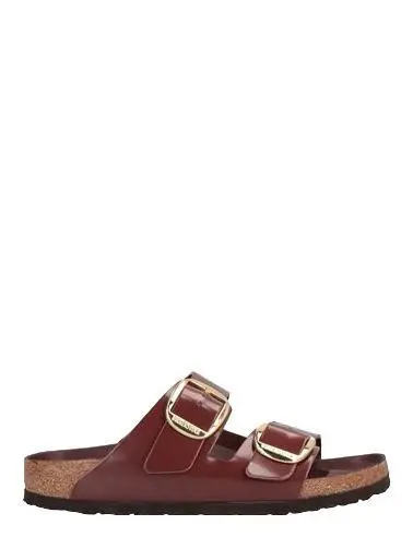 BIRKENSTOCK Chocolate Leather Sandals - Brown
