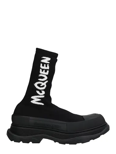 Alexander McQueen Textile Fibers Sneakers - Black