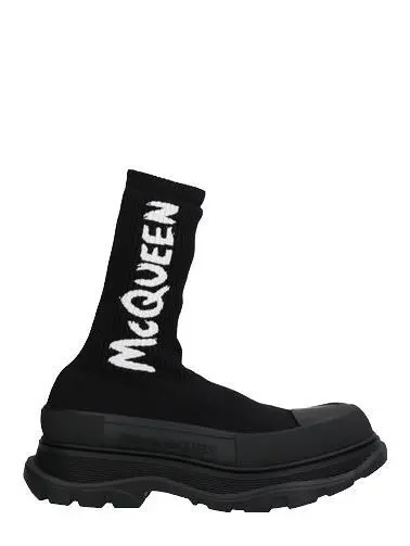 Alexander McQueen Textile Fibers Sneakers - Black