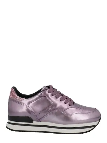 Hogan Low-top Leather Sneakers - Purple