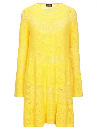 Elisabetta Franchi Mini Flared Dress - Yellow