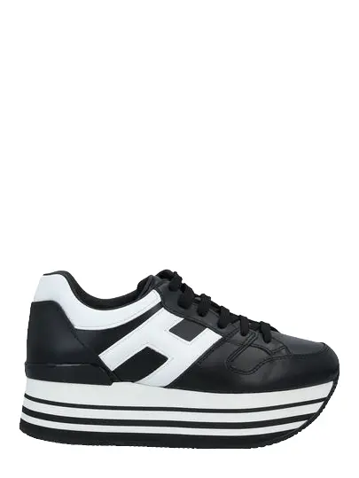 Hogan Leather Low-top Sneakers - Black
