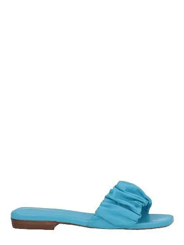 Santoni Soft Leather Sandals - Blue