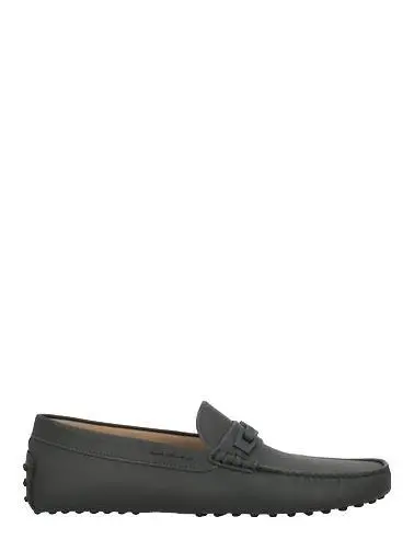 TOD'S Leather Loafers - Grey