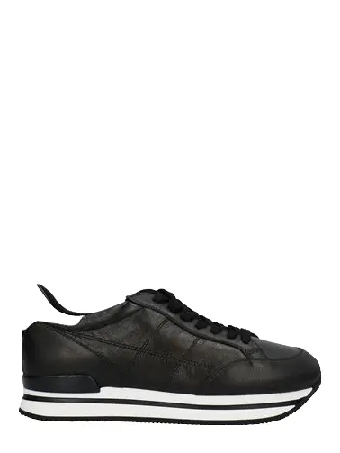 Hogan Leather Low-top Sneakers - Black
