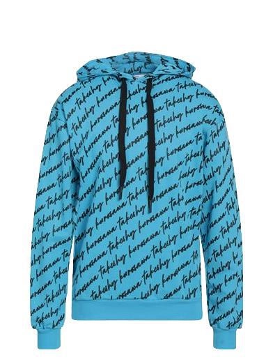 TAKESHY KUROSAWA Logo-print Hoodie - Blue