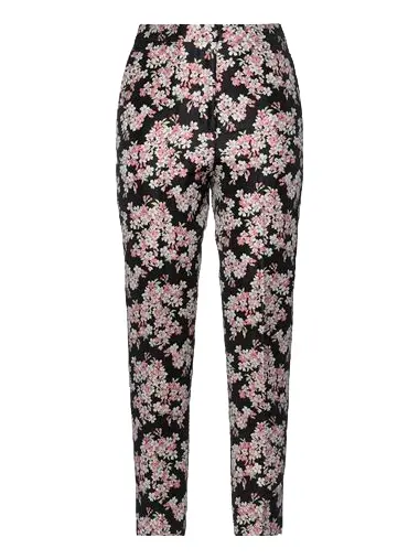 IRIÉ WASH Floral Jacquard Pants - Black