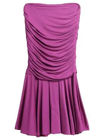 Stella McCartney Mini Strapless Dress - Purple