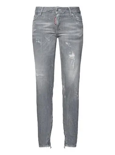 Dsquared2 Skinny Jeans With Zips - Grey