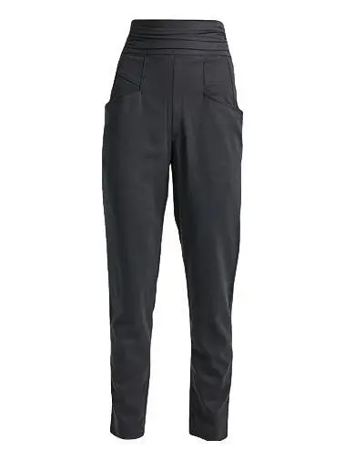 Isabel Marant Tapered Lyocell Blend Pants - Black