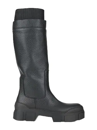 VIC MATIE Leather And Textile Boots - Black