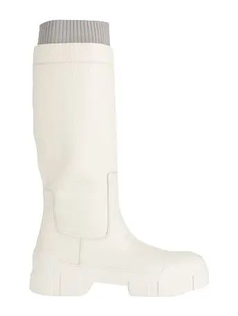 VIC MATIE Leather And Textile Boots - White