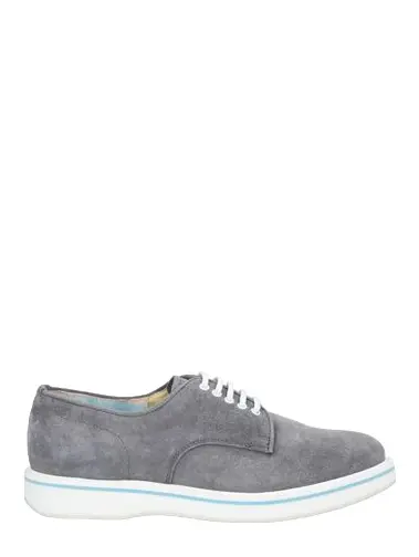 POLLINI Lace-up Leather Shoes - Grey