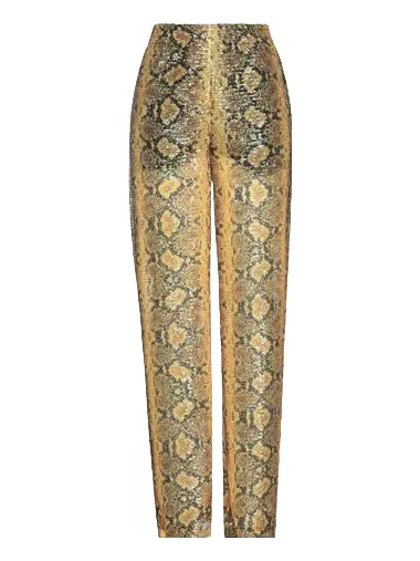 Gcds Wide-leg Pants With Sequins - Yellow