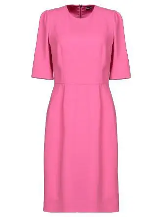 Dolce & Gabbana Midi Dress Viscose Acetate Elastane - Fuchsia