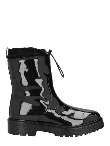 Hogan Ankle Boots In Leather - Black
