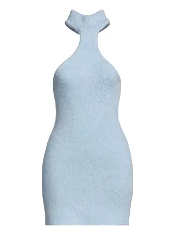Gcds Knitted Sleeveless Mini Dress - Blue