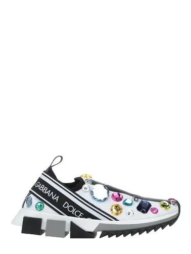 Dolce & Gabbana Embellished Sneakers - White