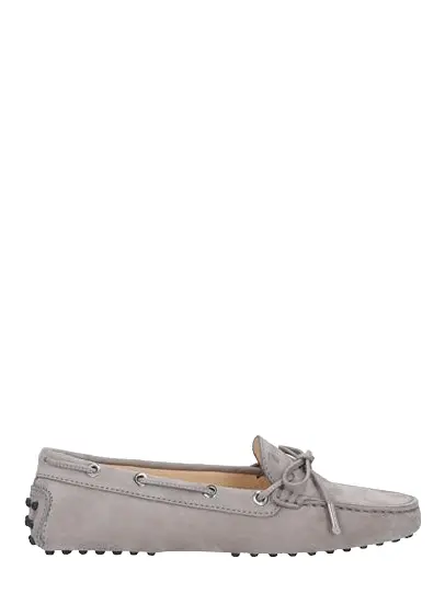 TOD'S Leather Loafers - Grey