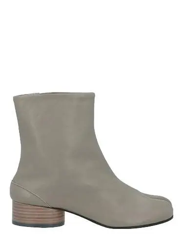 MAISON MARGIELA Leather Ankle Boots - Grey