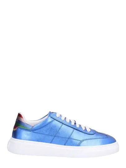 Hogan Leather Low-top Sneakers - Blue