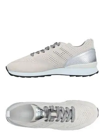 Hogan Rebel Light Leather Low-top Sneakers - Grey