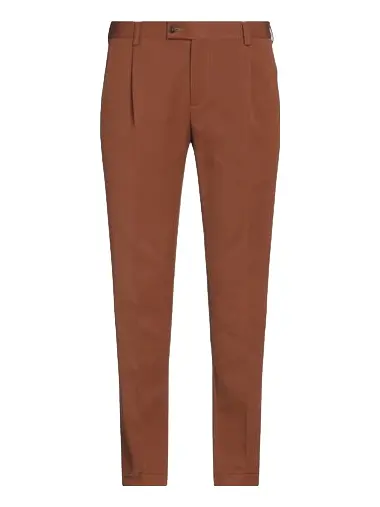 DANIELE ALESSANDRINI Pants Size Polyester, Elastane - Brown
