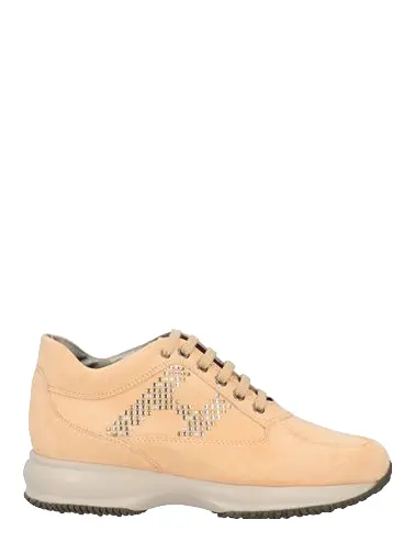 Hogan Low-top Leather Sneakers - Beige