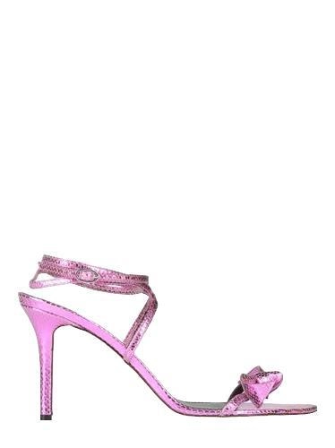 Isabel Marant Étoile Goat Skin Sandals With Bow Detailing - Fuchsia